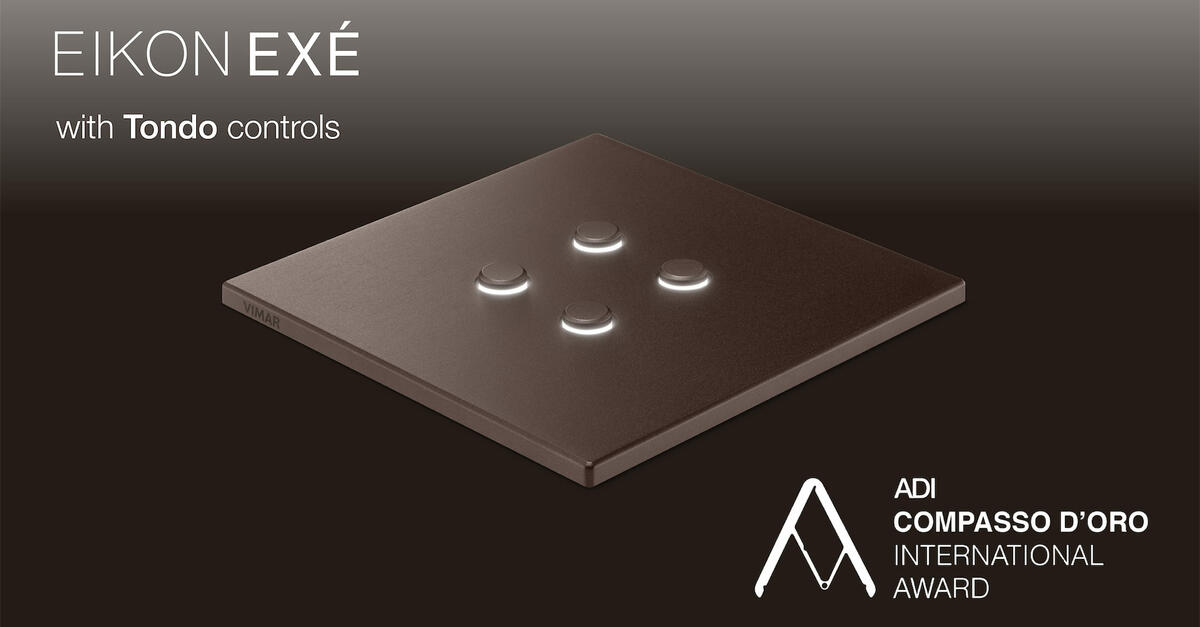 Vimar receives another prestigious acknowledgement: the Compasso d’Oro ...