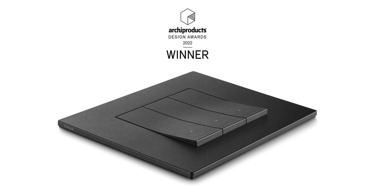 Vimar wins at the Archiproducts Awards with Linea