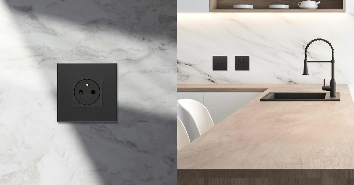 French standard flush-fitting socket outlet - Vimar
