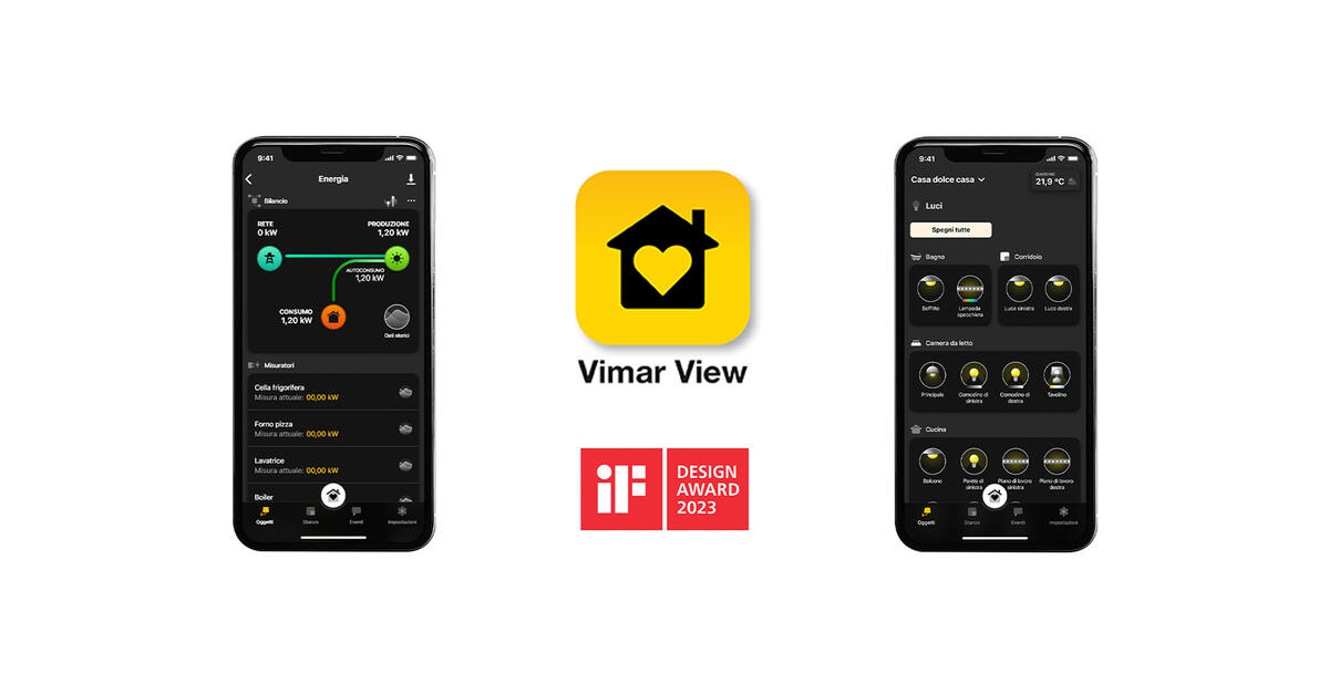 Vimar wins the 2023 If Design Award with the View App!