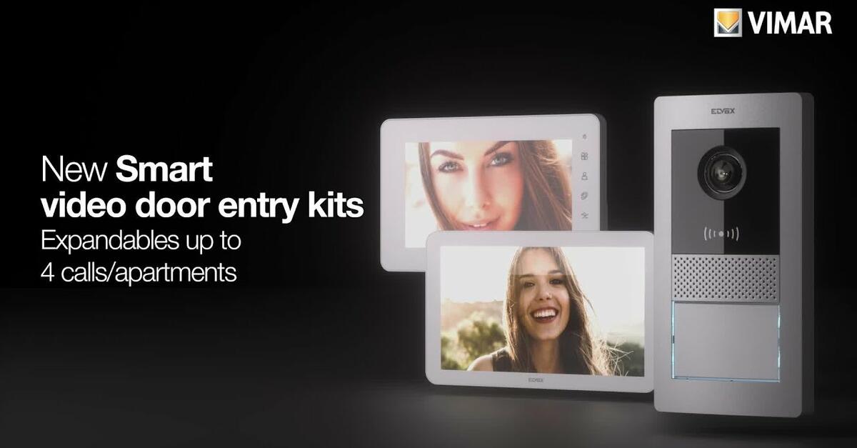 Smart video door entry kits - Vimar