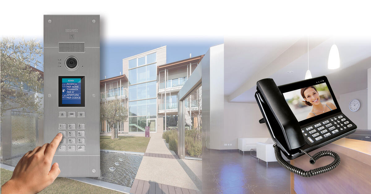 SIP Video door entry system - Vimar