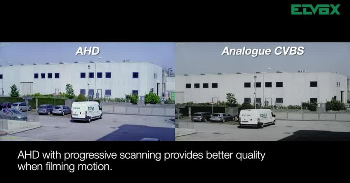 AHD CCTV range. The evolution of analogue technology.