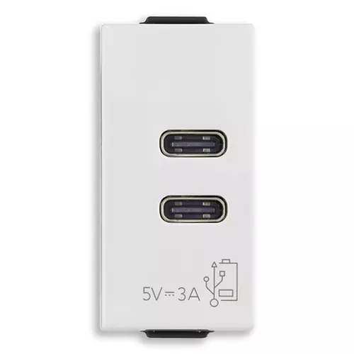 C+C-USB supply unit 15W 3A 5V 1M white - 09292.CC