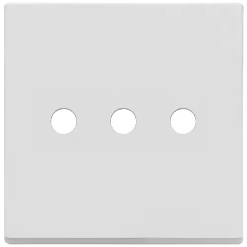 Plate 3Mx3 BS Tondo matt white - 22685.RN.3.01