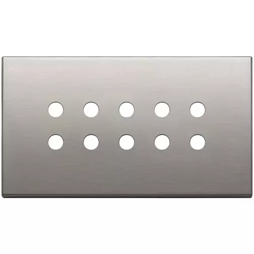 Plate 5Mx10 BS Tondo brushed nickel - 22699.RN.11