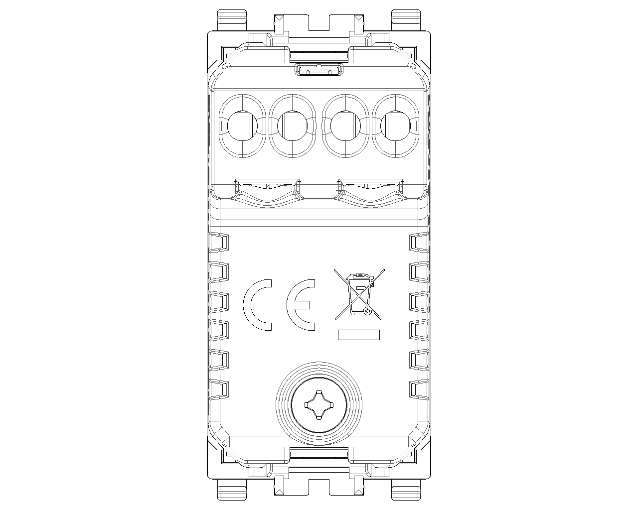 Bell/buzzer 12V 50-60Hz grey - 20370.SR