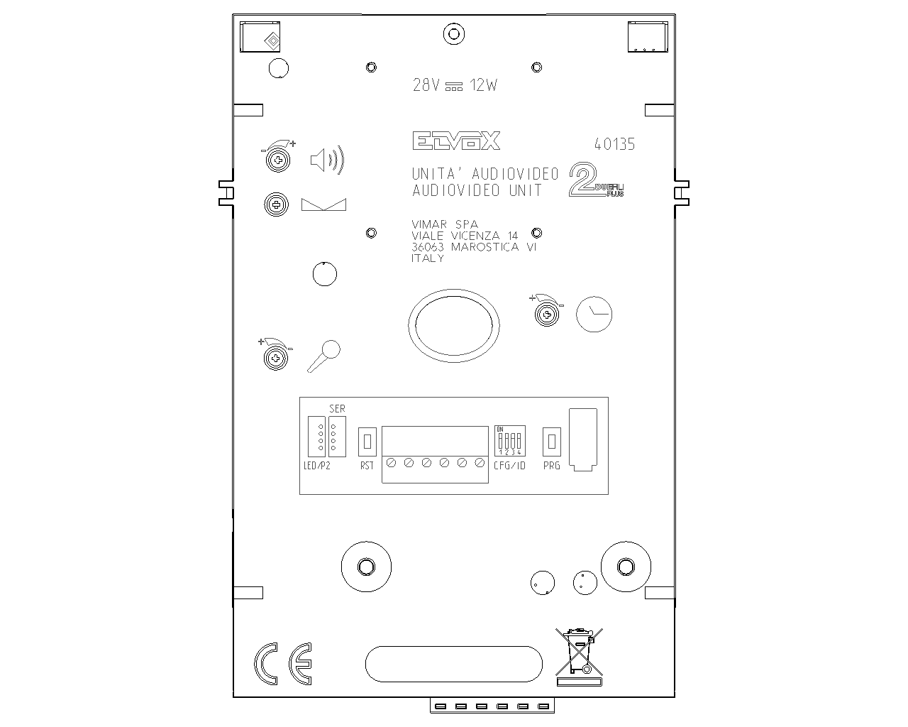 Audio/Video unit 2F+ - 40135