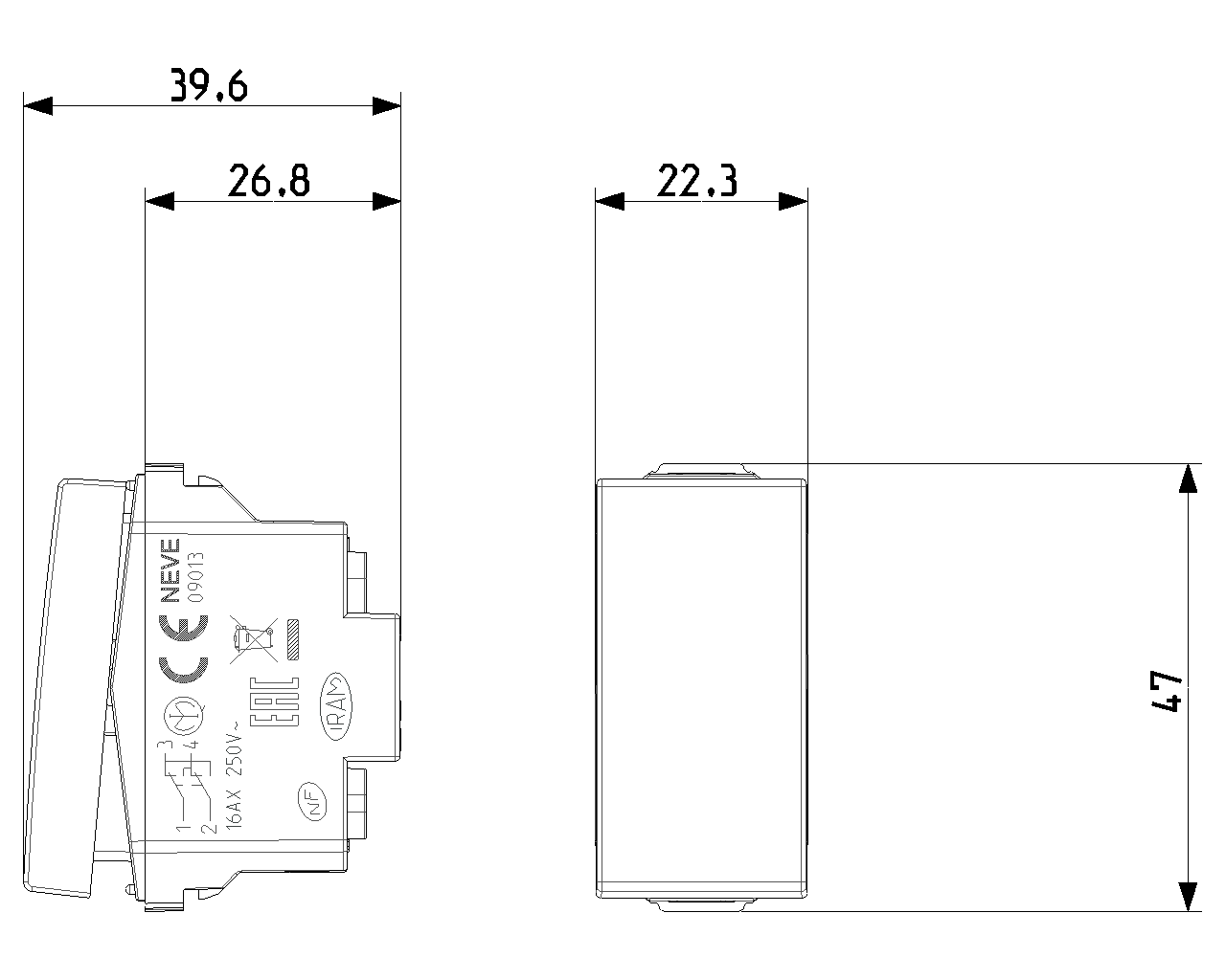 Product Catalogue - Basic devices: 1P 16AX reversing switch white ...