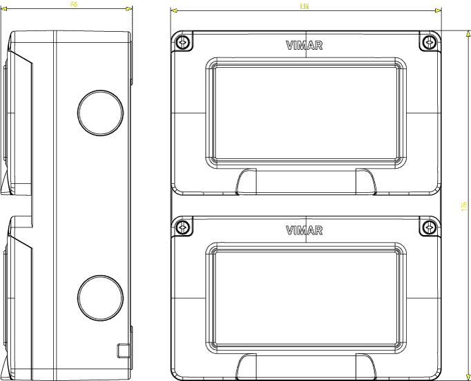 Product Catalogue - IP55 series - Isoset: IP55 enclosure 8M 4x2 ...