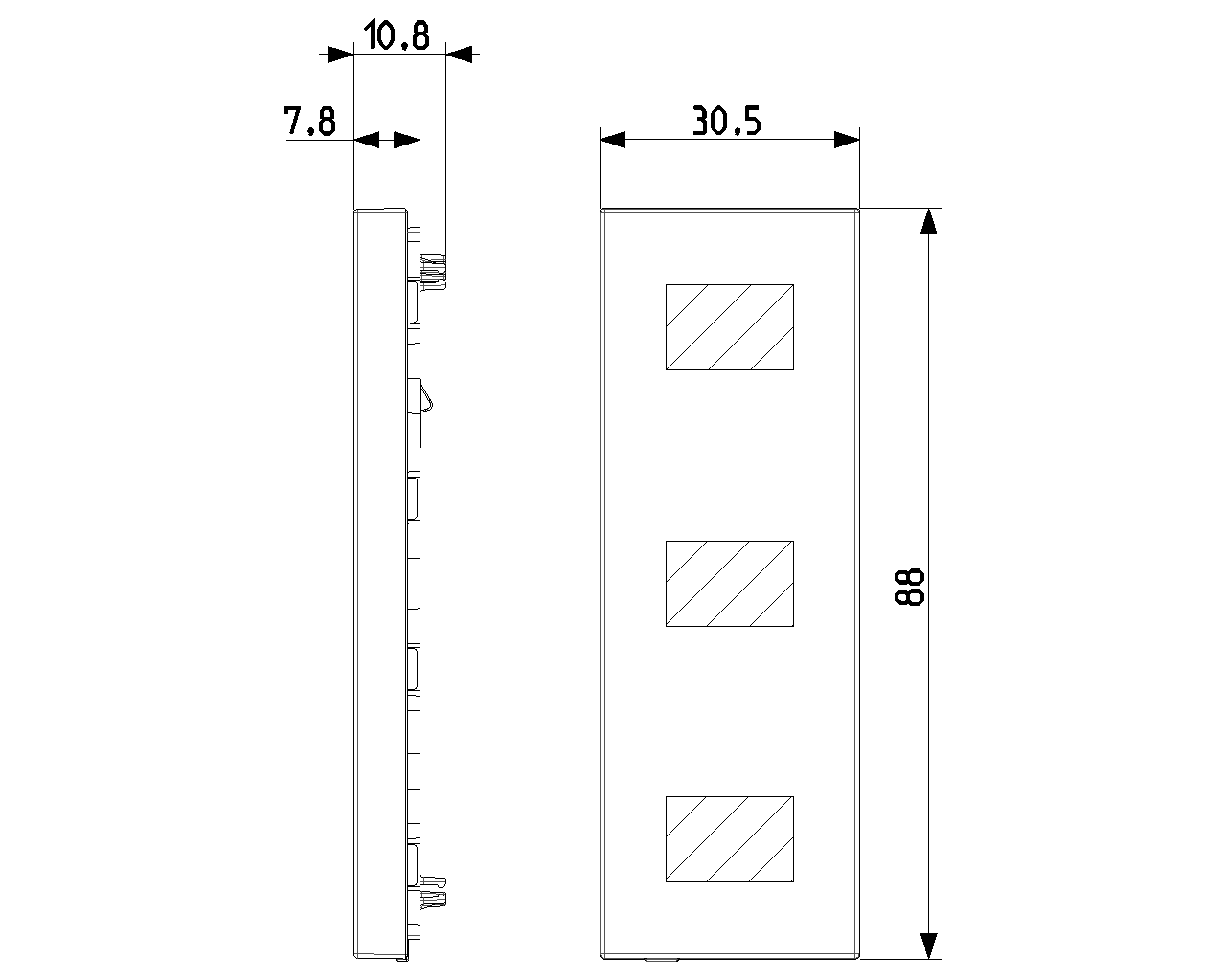 Commande XT By-me Plus 1M label noir - 32031.G, Domotique - appareils ...