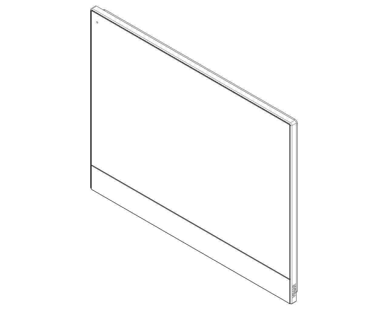 IP 7˝ touch screen PoE white - 01423.B