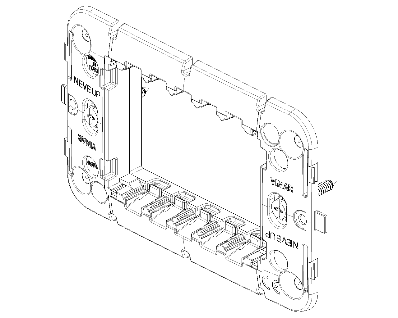 Frame 3M +screws - 09613
