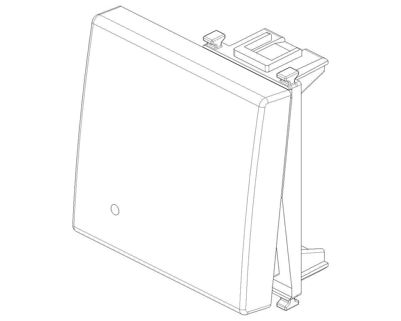 Lightable 2M button with white dot - 14022.1