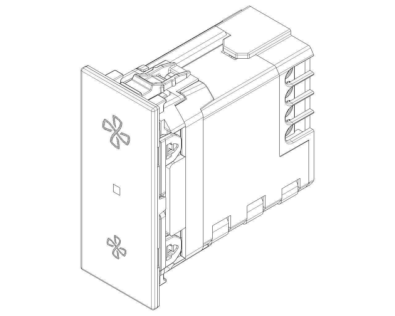 Regulador ventiladores 220-240V negro - 30134.G