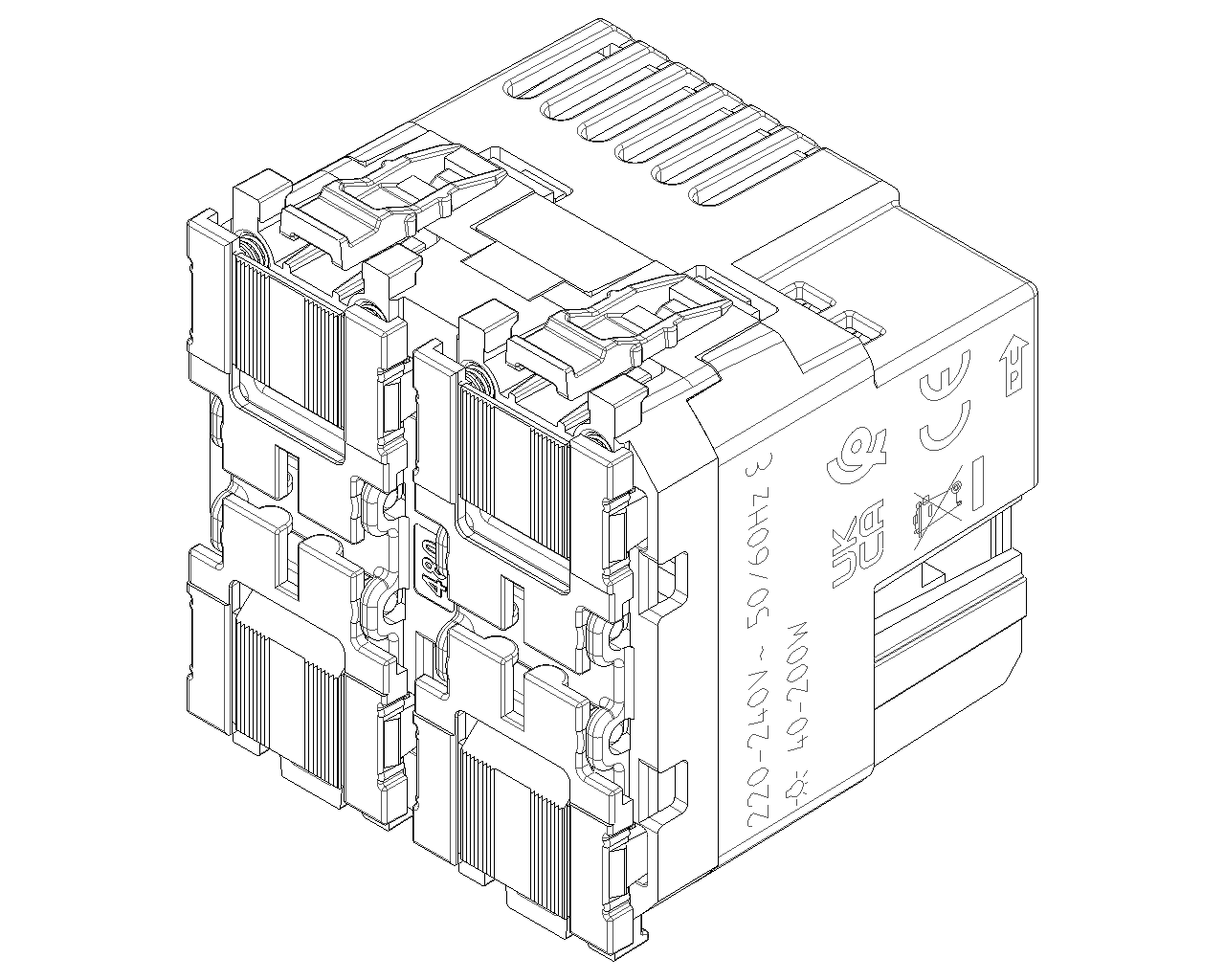 4-button control+dimm.LED 240V 2M - 30488