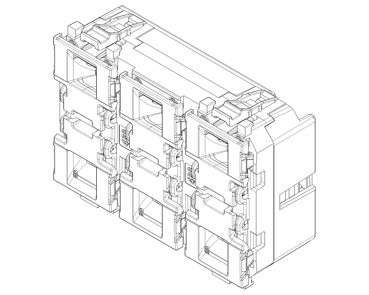 6-button KNX Secure control 3M - 30588
