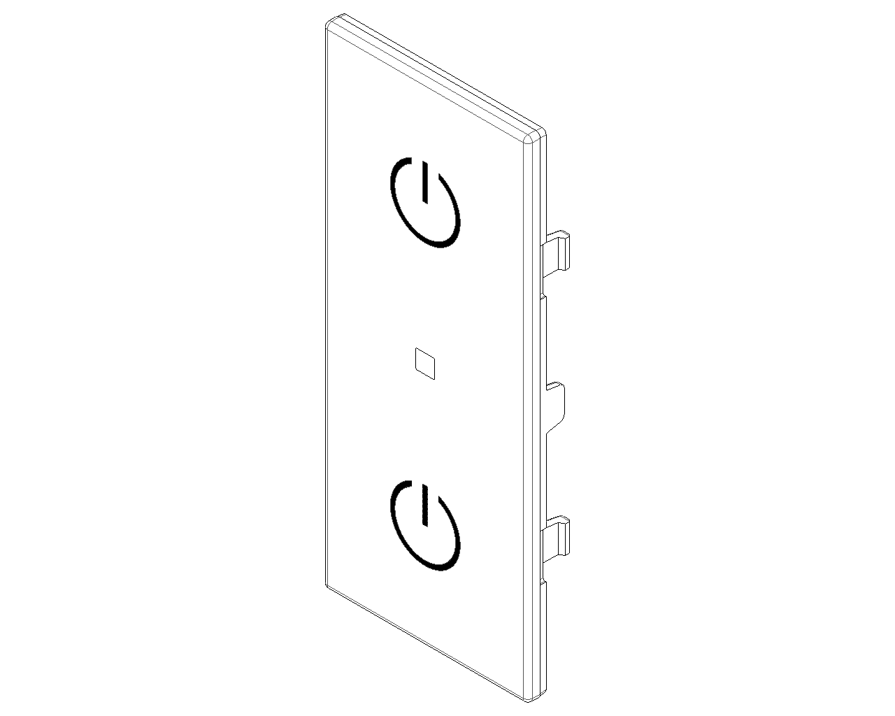 General products - Axial button 1M toggle symbol white - 31000A.IB - Vimar