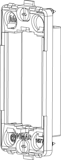 Product Catalogue - For panels: Frame 1M for panel mounting - 16771 - Idea - Vimar energia positiva