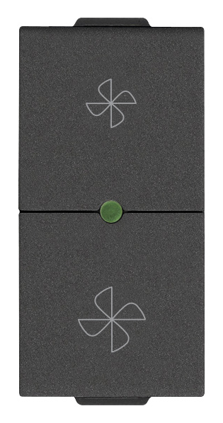 Dimmer for fans 120V carbon matt - 09134.120.CM