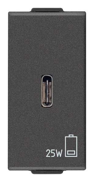 PD C-USB power unit 25W carbon m - 09292.C.25.CM