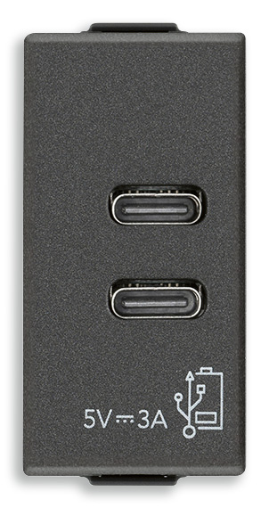 C+C-USB supply unit 15W3A5V 1M carbon m - 09292.CC.CM