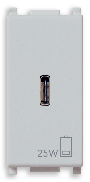 General products - PD C-USB power unit 25W Silver - 14292.C.25.SL - Vimar