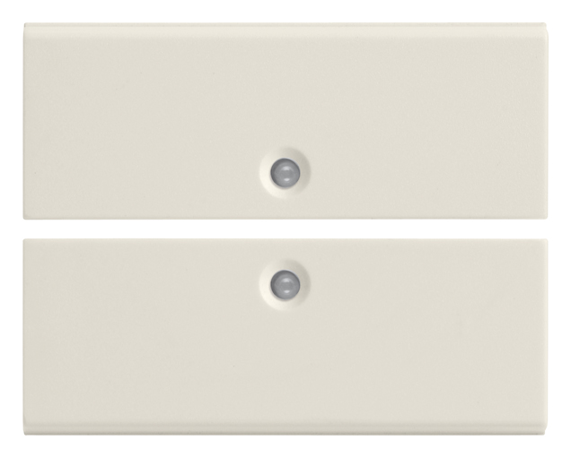 Dos medias teclas 2M s/símbolo blanco - 16842.B