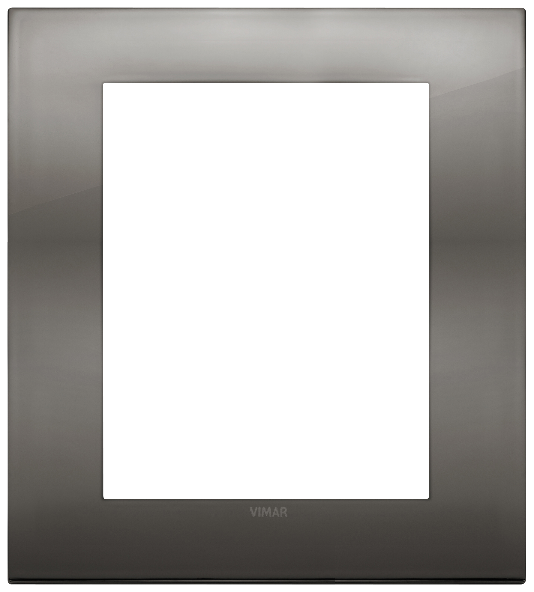 Classic plate 8M metal black chrome - 19668.09