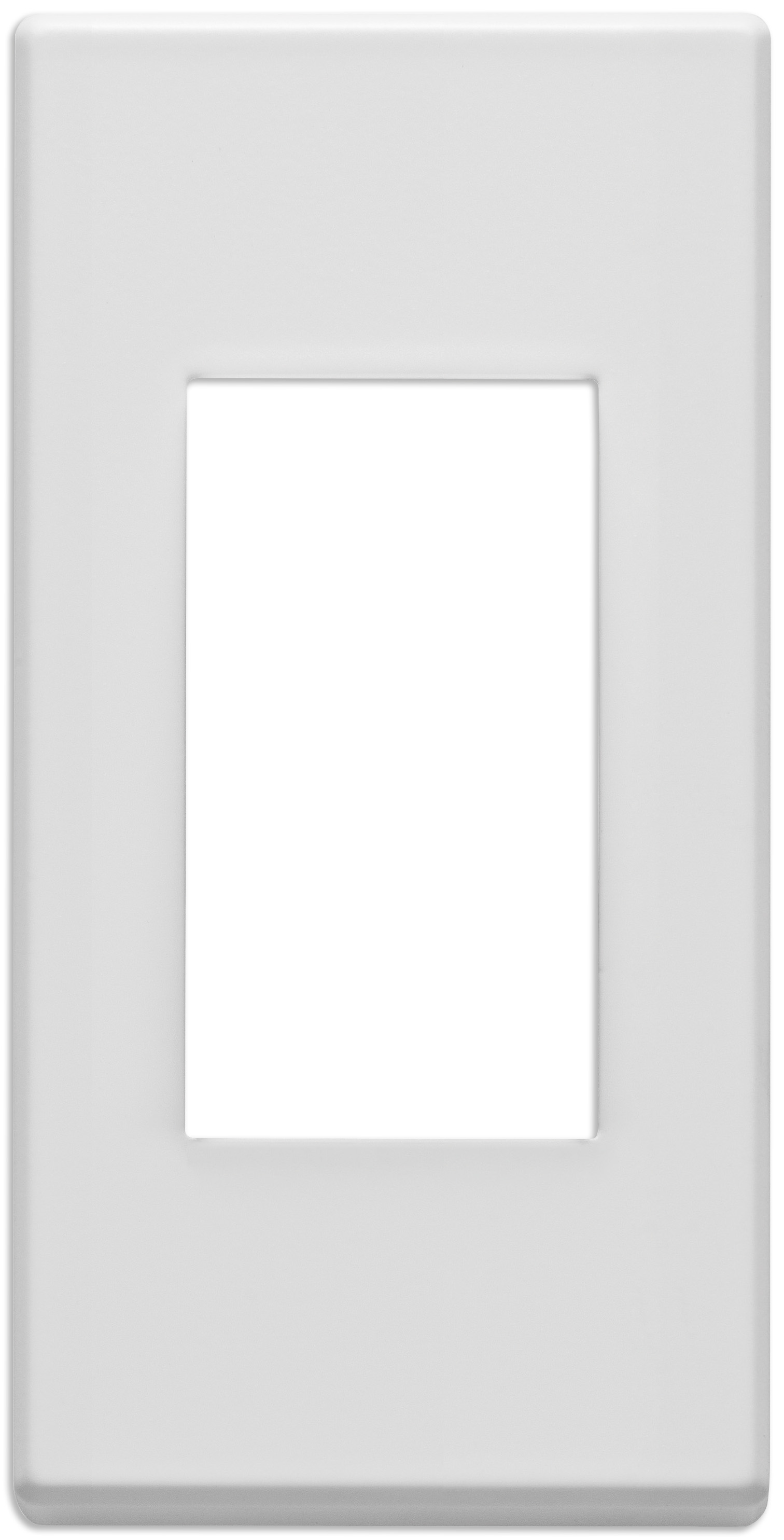 Placa 1Mpan.metal blanco mate - 22666.01