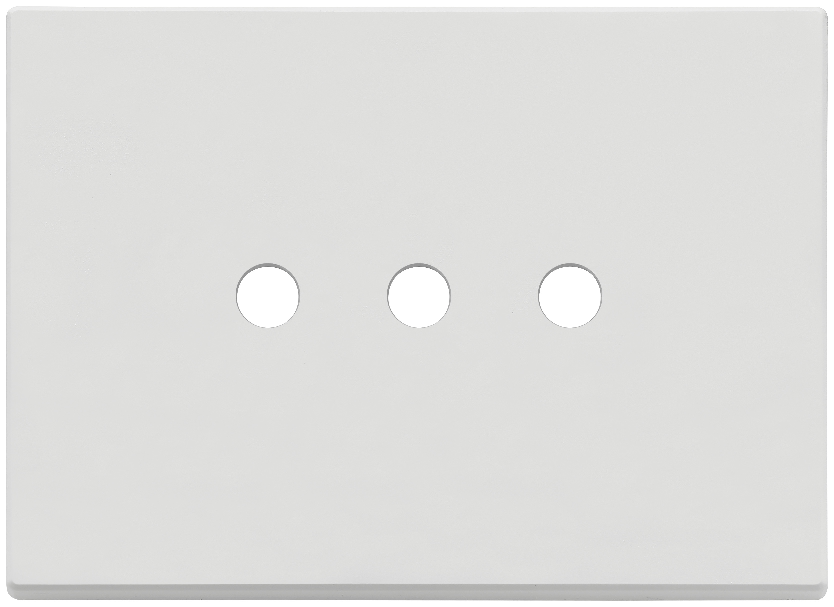 Plate 3Mx3 Tondo matt white - 22683.RN.3.01