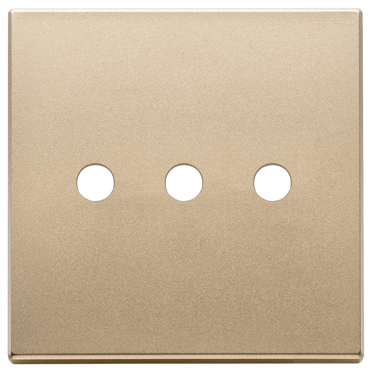 Plate 3Mx3 BS Tondo satin gold - 22685.RN.3.88