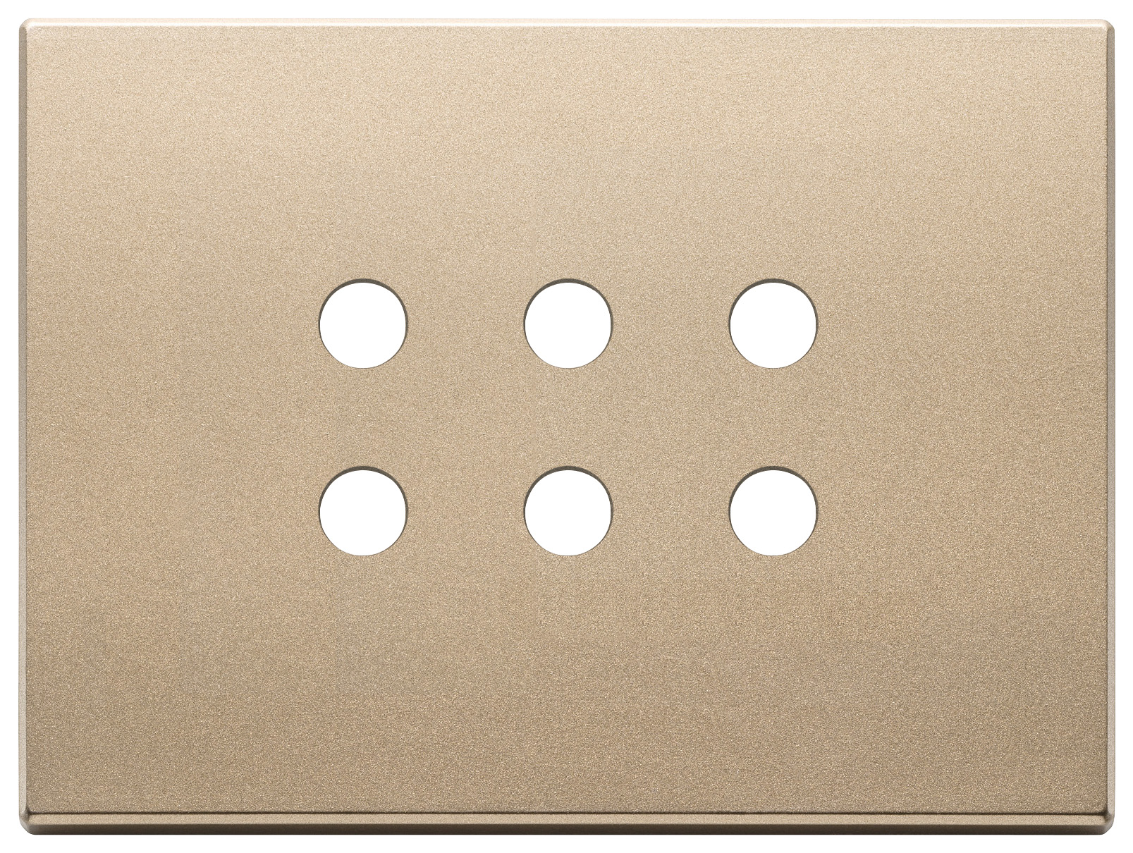 Plate 3Mx6 Tondo satin gold - 22693.RN.88