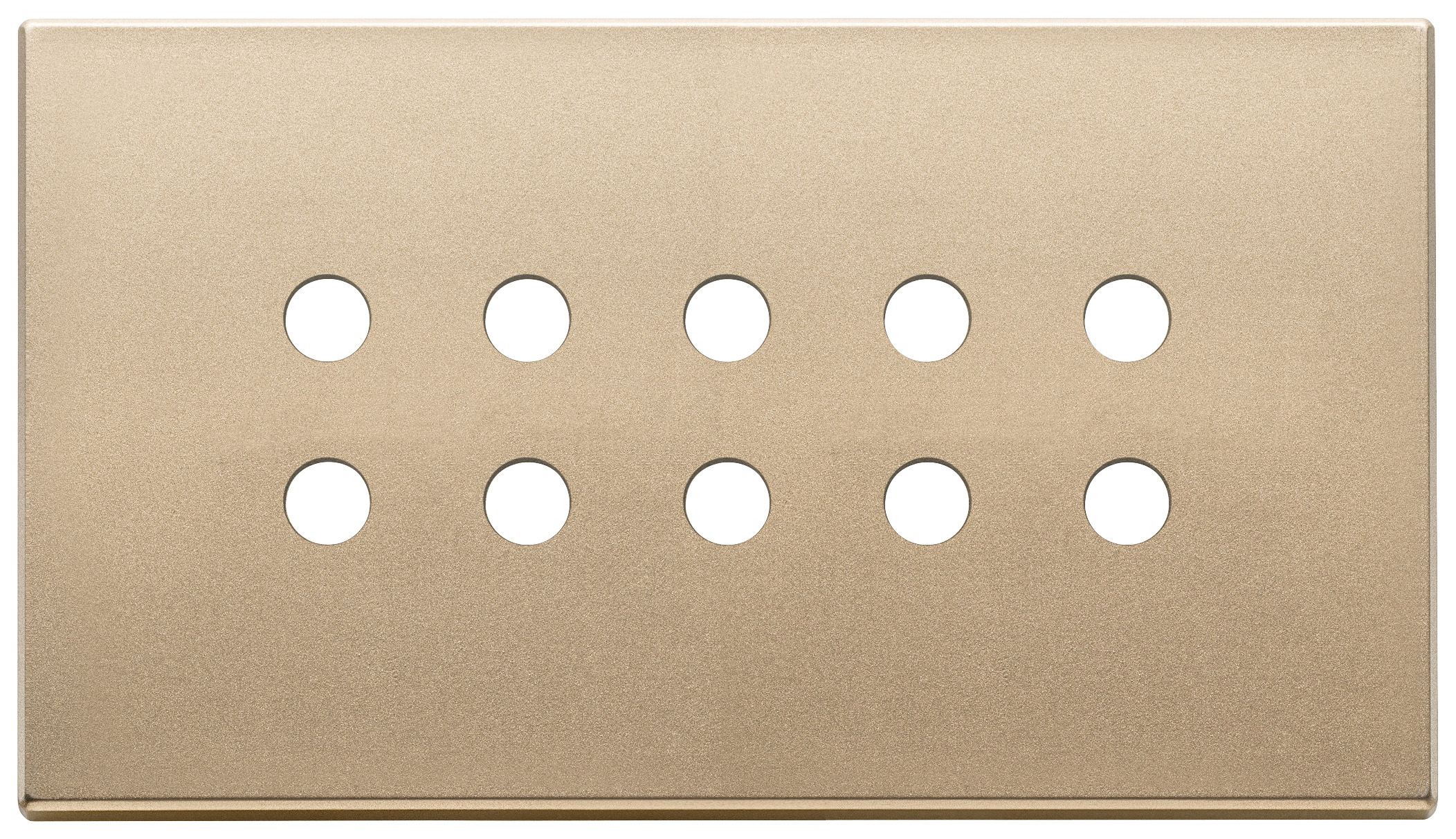 Placca 5Mx10 BS Tondo oro satinato - 22699.RN.88