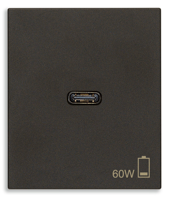 C-USB supply unit 60W PD grey - 30298.60G