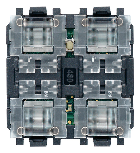 1P NO 24V 4-button device 2M - 30406