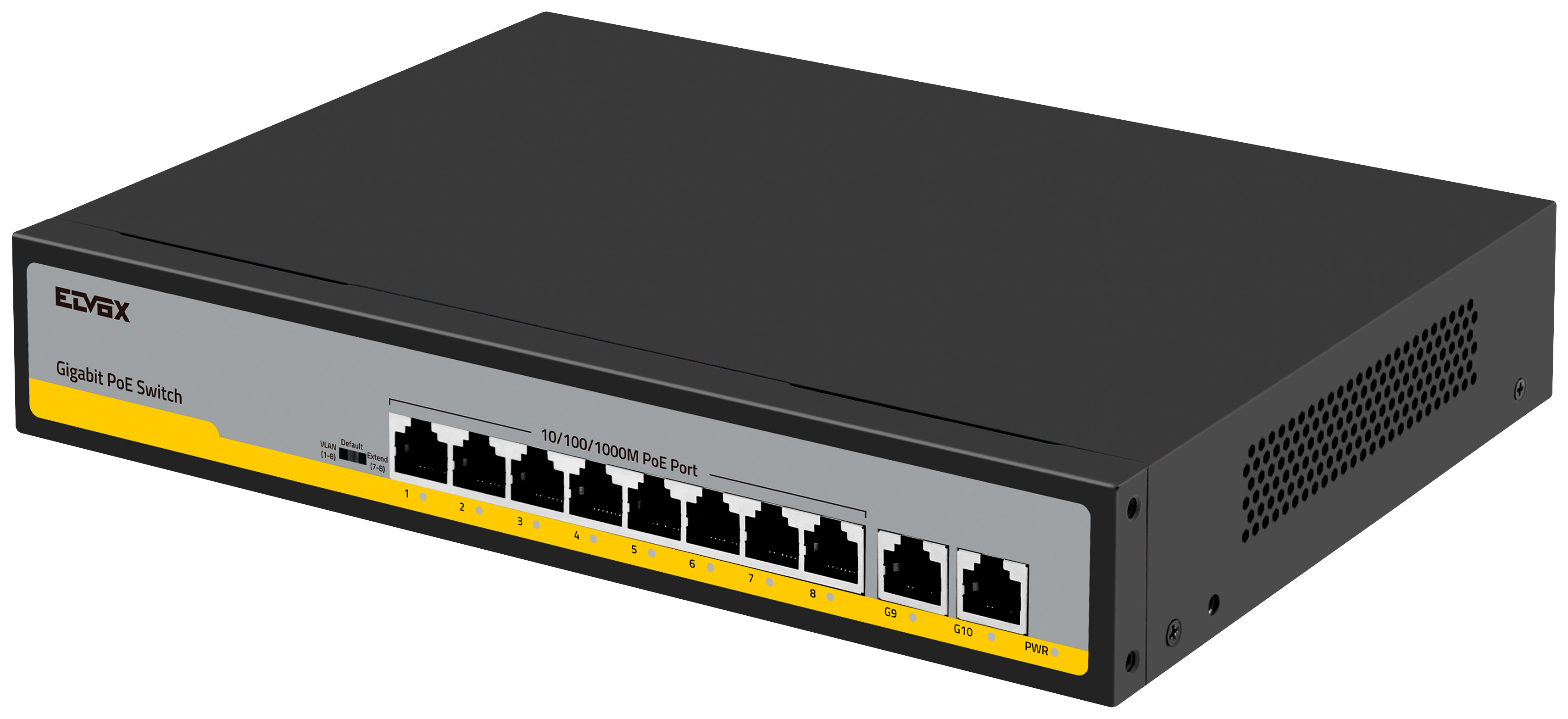 8-port Switch Gbit PoE at 2Uplink - 46260.10P.03