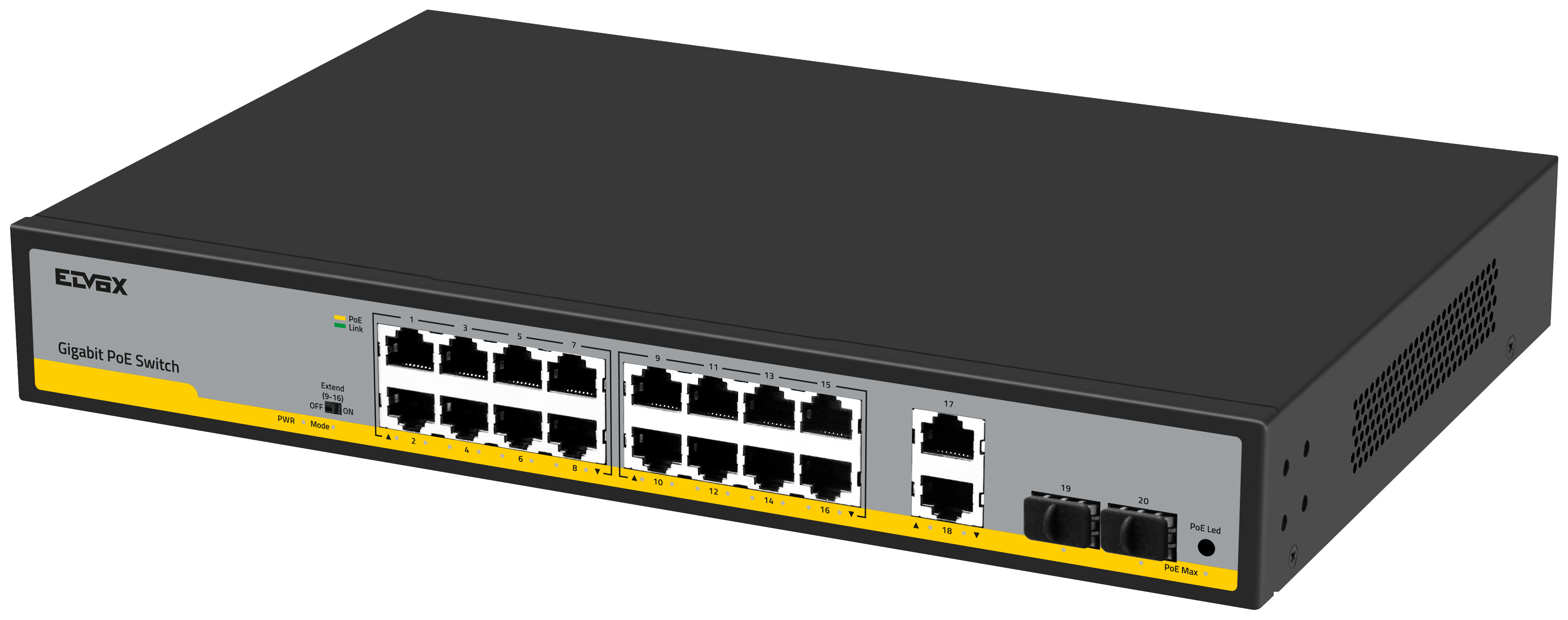 16-port Switch Gbit PoE at 2Uplink 2SFP - 46260.18P.03