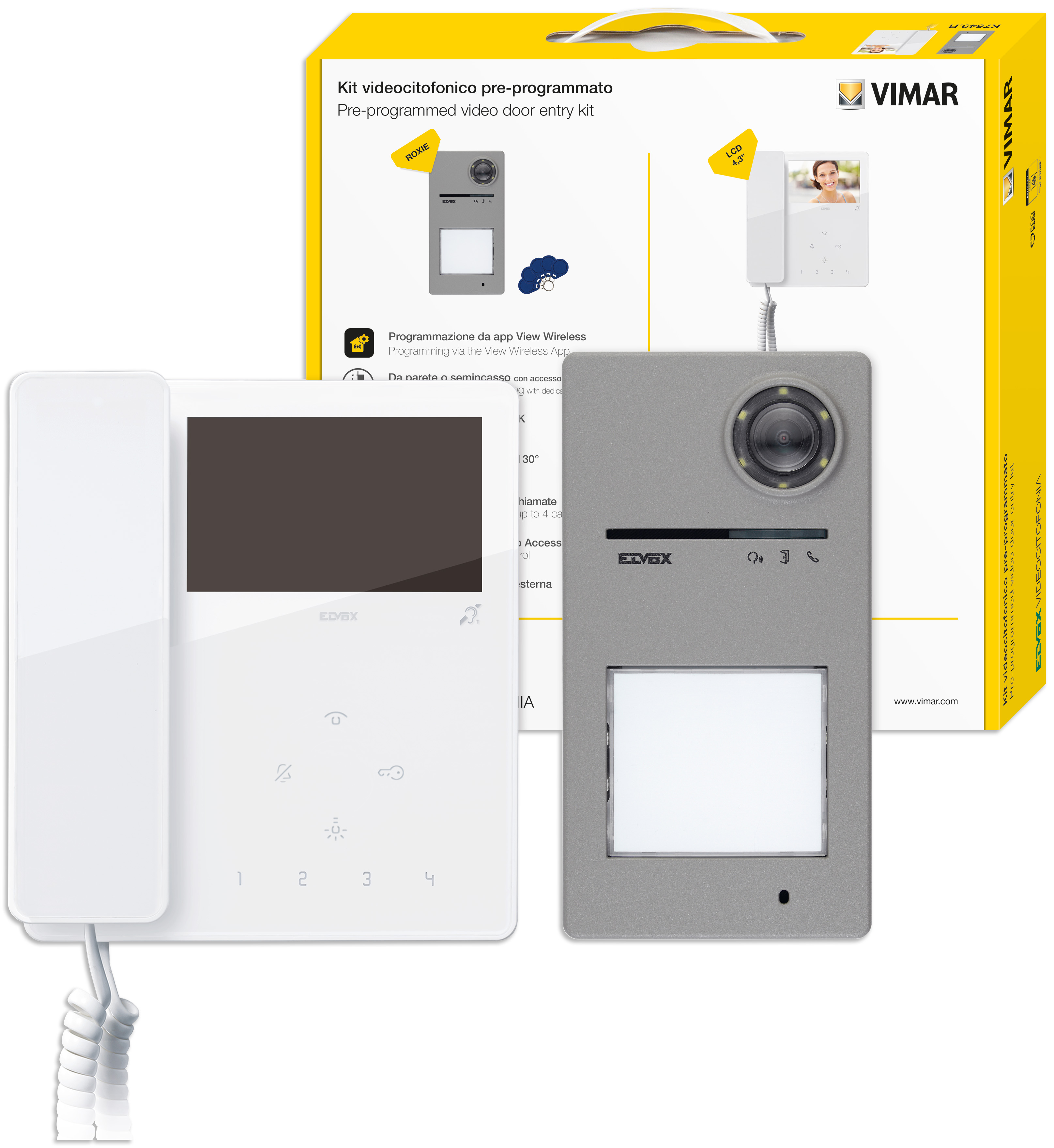 Kit videocit. 2F+ espand.Tab 4,3in+40170 - K7549.R